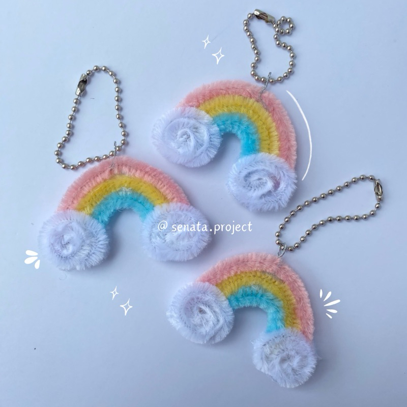 Jual Keychain Rainbow Pipe Cleaner (BACA DESKRIPSI PRODUK) | Shopee ...