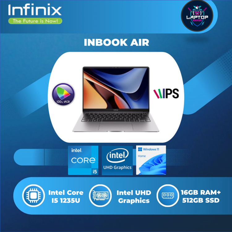 Jual INFINIX INBOOK AIR I5 1235 16GB 512GB W11 14.0WUXGA IPS 100SRGB ...