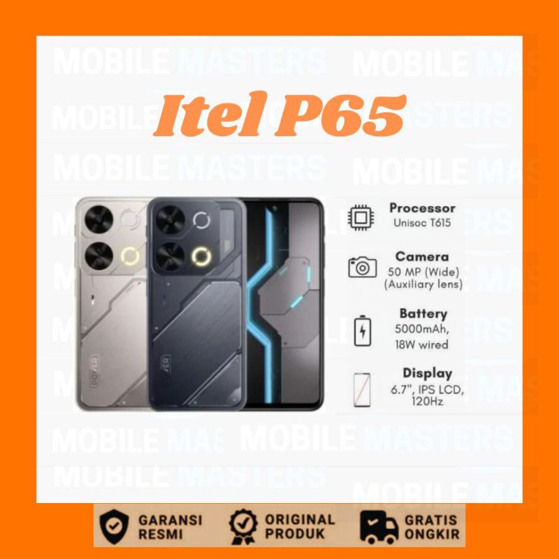 Jual Itel P65 8/128GB New Garansi Resmi Itel Indonesia | Shopee Indonesia