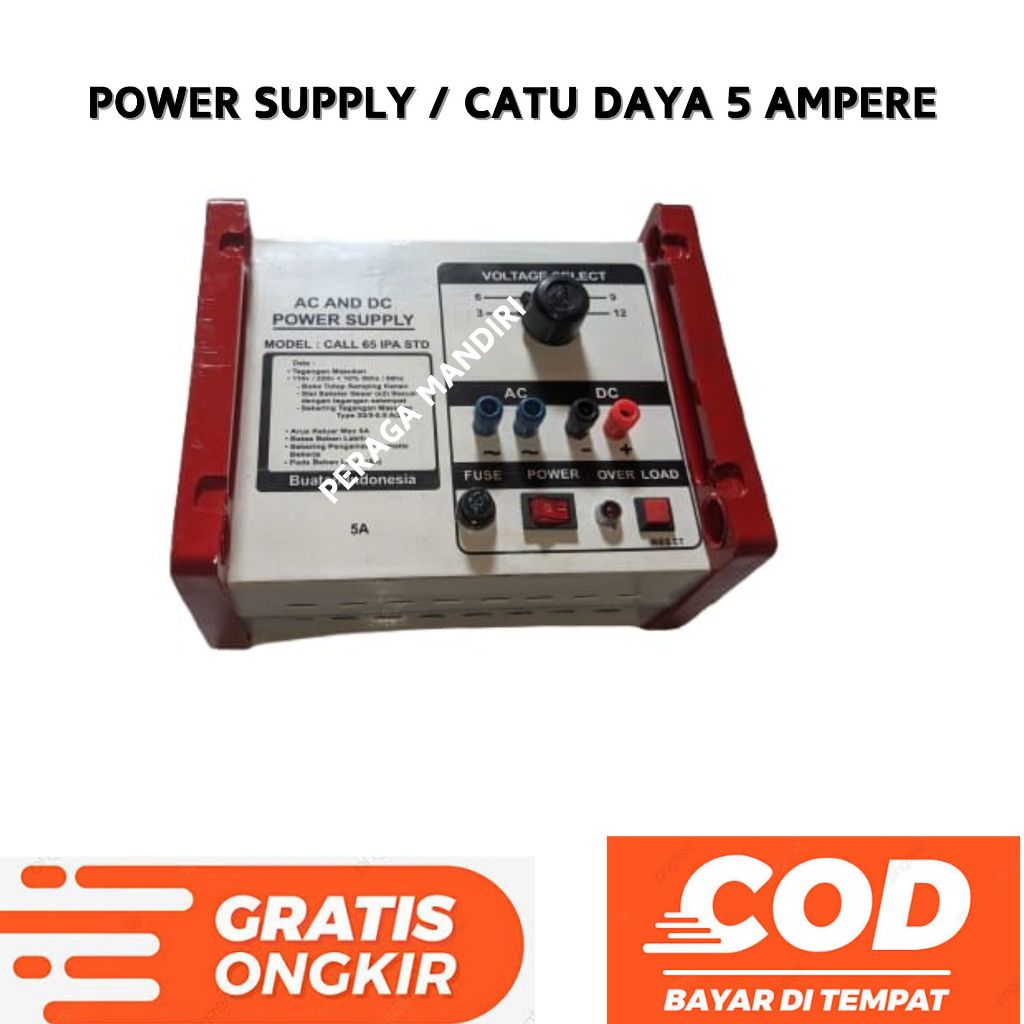 Jual Catu daya 5A/power suplly AC DC 5 ampere | Shopee Indonesia