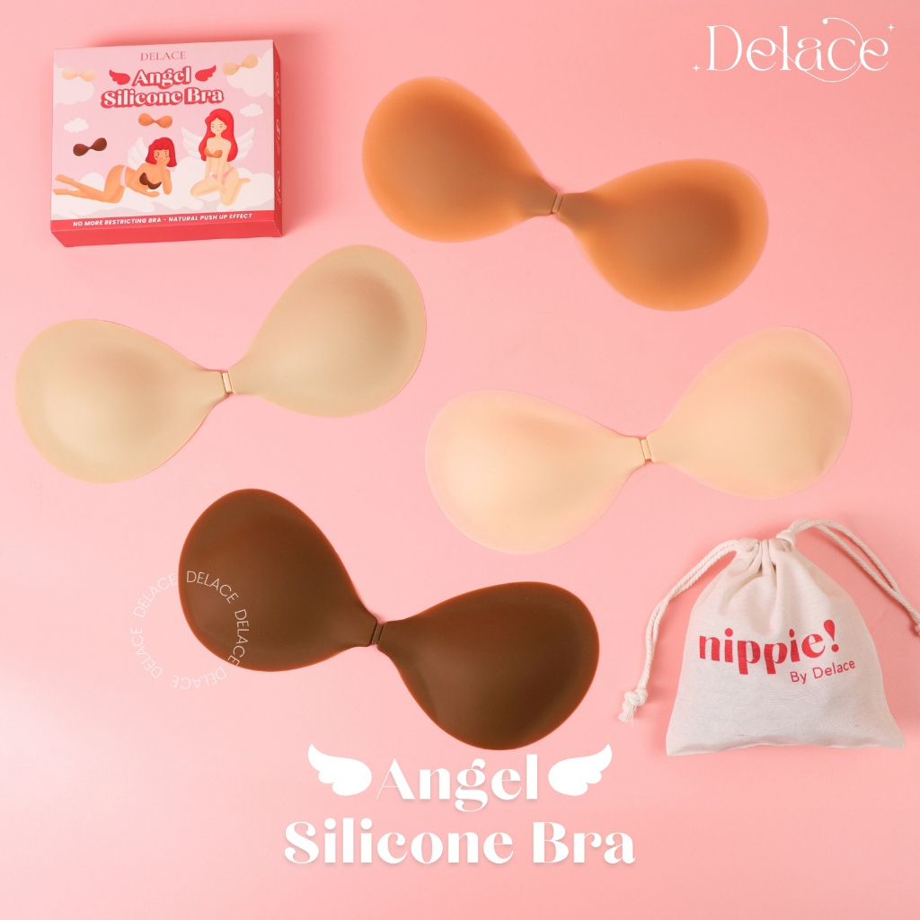 Jual ANGEL SILICONE BRA NIPPIE Delace Bra Tempel Strapless BH Tanpa ...