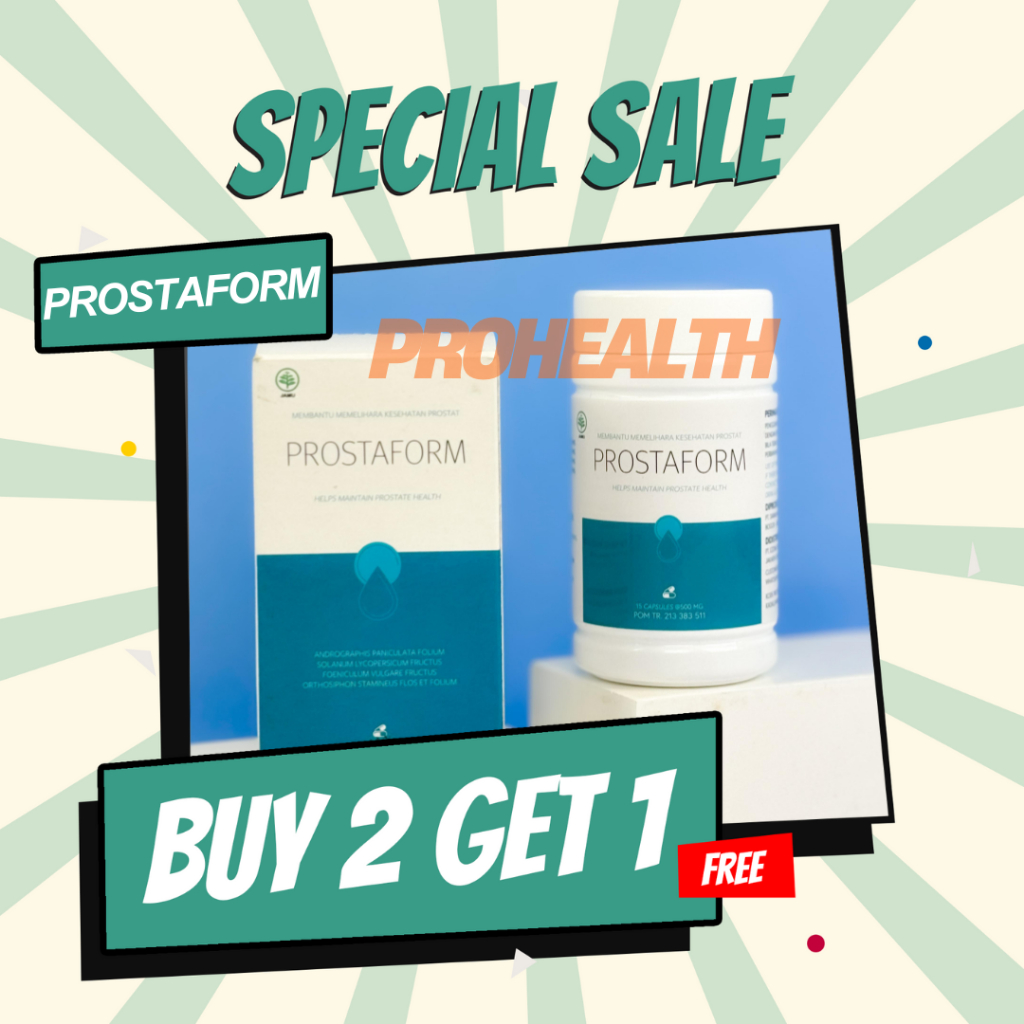Jual Prostaform Herbal Prostat Original 15 Kapsul (3 botol) | Shopee ...