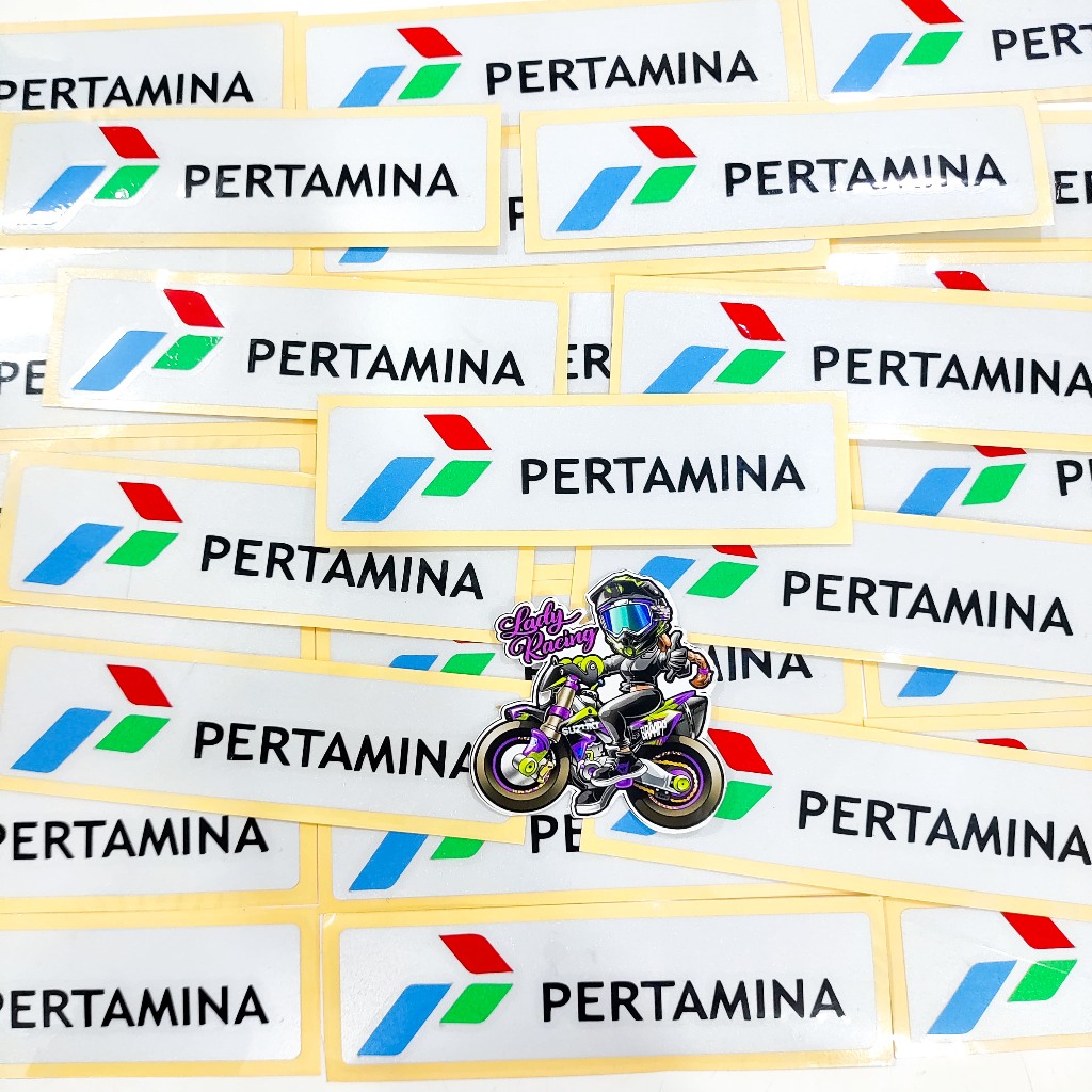 Jual STICKER STIKER RACING LOGO PERTAMINA PRINT ORIGINAL PERTAMINA ...