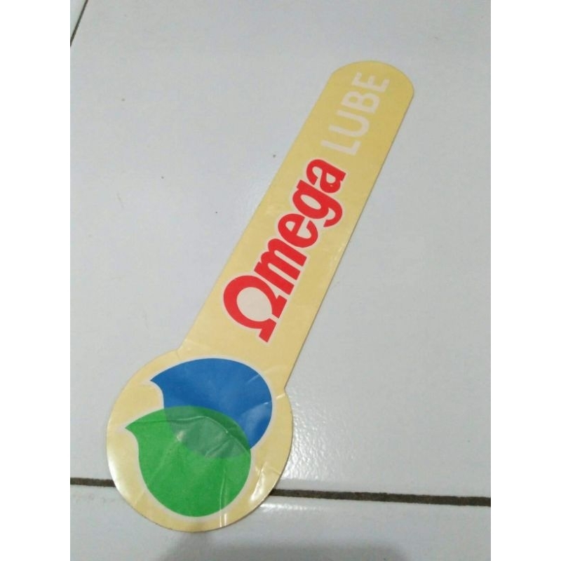 Jual Sticker iklan jadul omega lube asli stiker lawas retro | Shopee ...