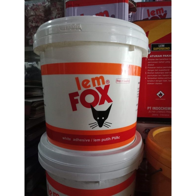 Jual lem kayu/lem fox pvac/lem putih/10kg | Shopee Indonesia