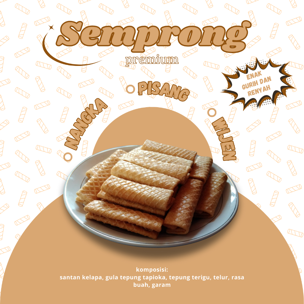 Jual Kue Semprong Lipat Kue Dompet Premium | Shopee Indonesia