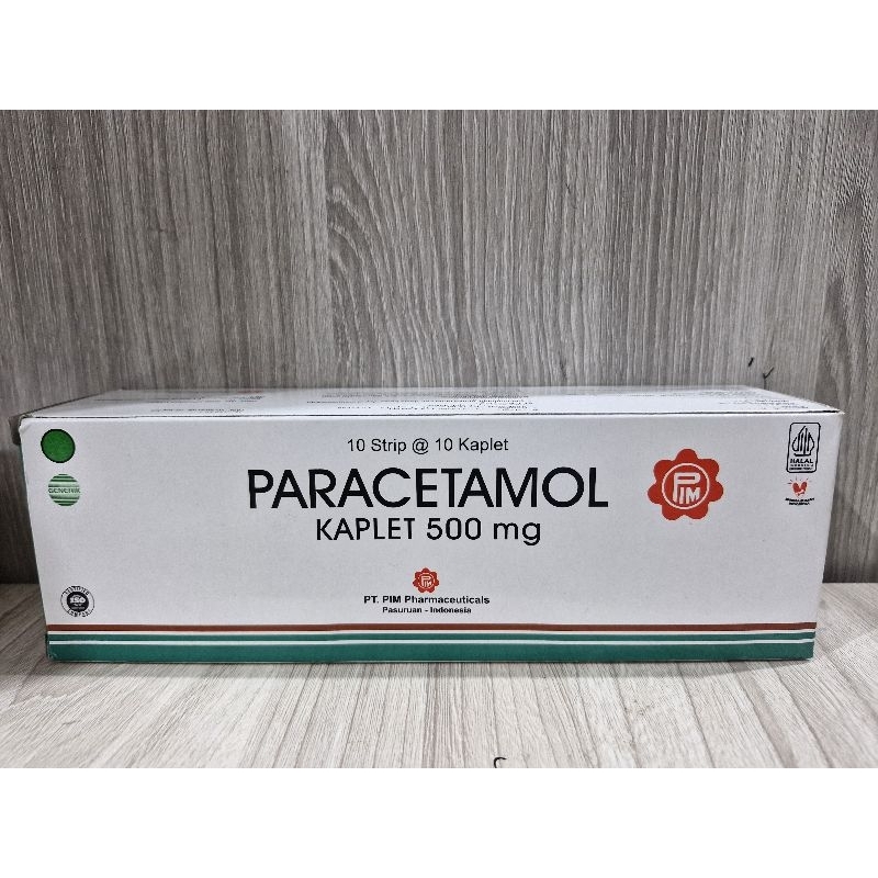 Jual PARACETAMOL PIM 500 MG BOX ISI 100 KAPLET | Shopee Indonesia