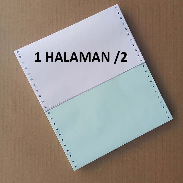 Jual 10 pcs Kertas Continous kertas komputer Rangkap 4 NCR carbonize ...