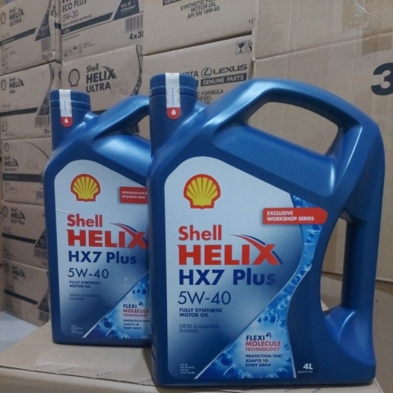 Jual shell helix hx7 5w-40 Original 2 Galon 8 Liter | Shopee Indonesia