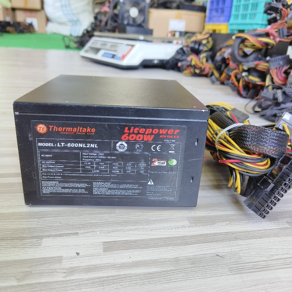 Jual PSU GAMING THERMALTAKE 600W PURE POWER SUPPLY | Shopee Indonesia