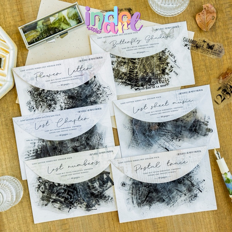 Jual (IAS) B1 - Stickers Deco Journal Aesthetic Scrapbook Letters ...