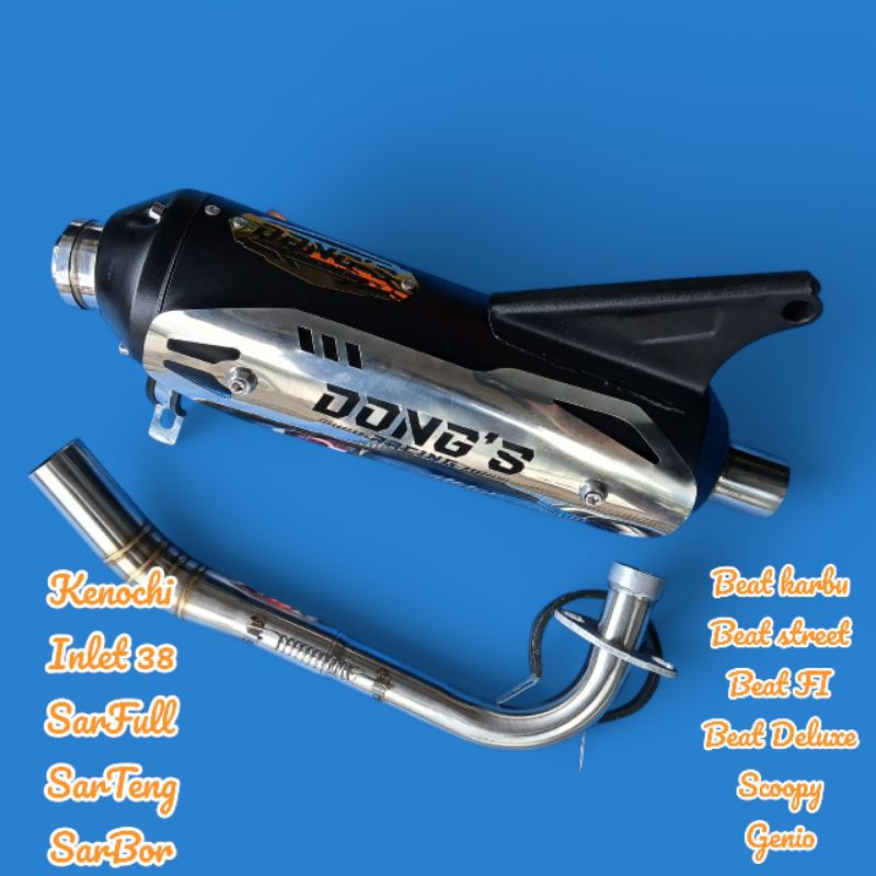 Jual knalpot beat karbu, beat Fi, beat Deluxe, scoopy , genio inlet 38 ...