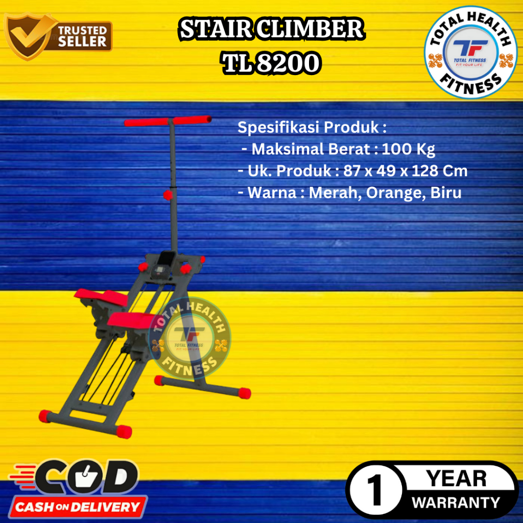 Jual Alat Olahraga Home Use Stair Climber TL-8200 Total Fitness ...