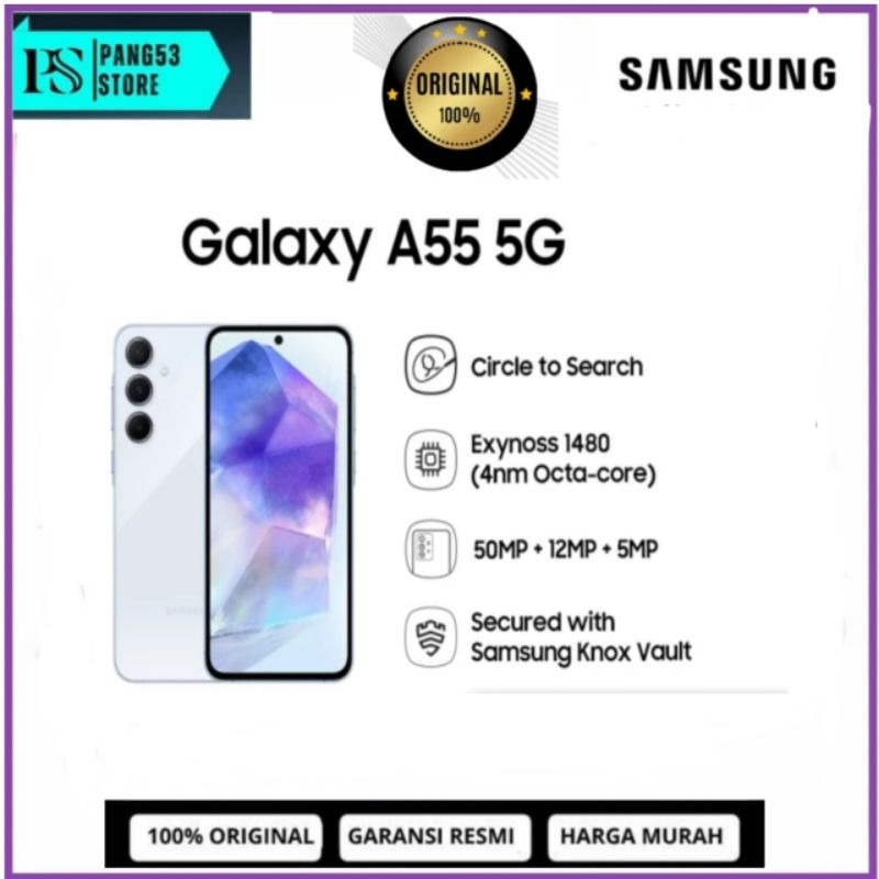Jual PROMO Samsung Galaxy A55 5G 64mp main camera 12mp ultra wide ...