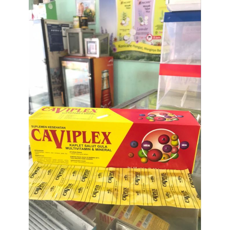 Jual CAVIPLEX MULTIVITAMIN 1 BOX ( 100 KAPLET ) | Shopee Indonesia