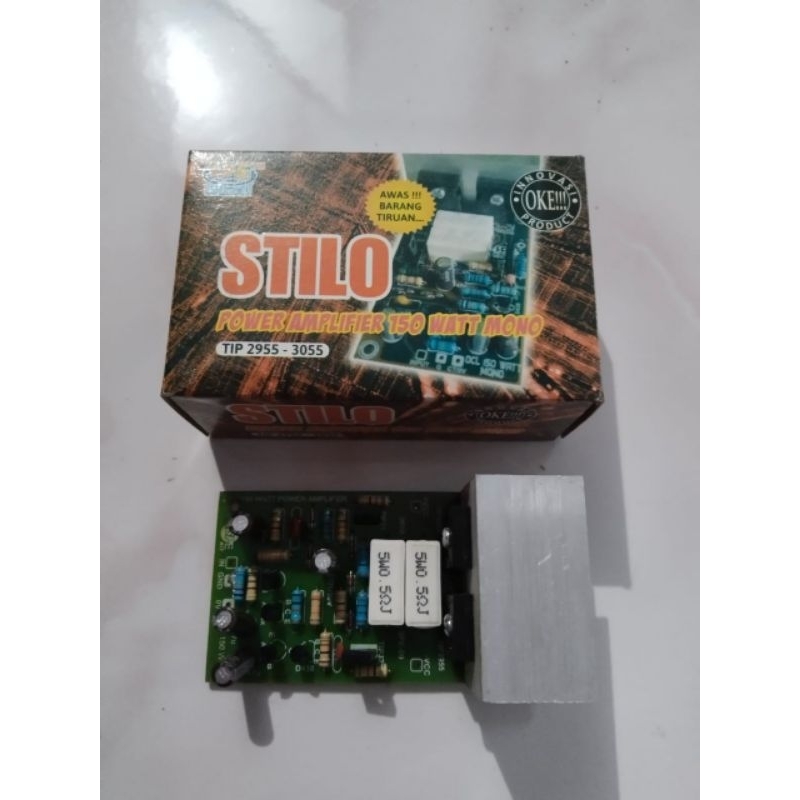 Jual Kit STILO Power Amplifier 150 W Mono Plus 1 Set Final | Shopee Indonesia