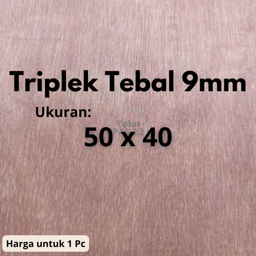 Jual TOKO PAS 23 | TRIPLEK MERANTI UKURAN P50 L40 TEBAL 9mm MULTIPLEK ...