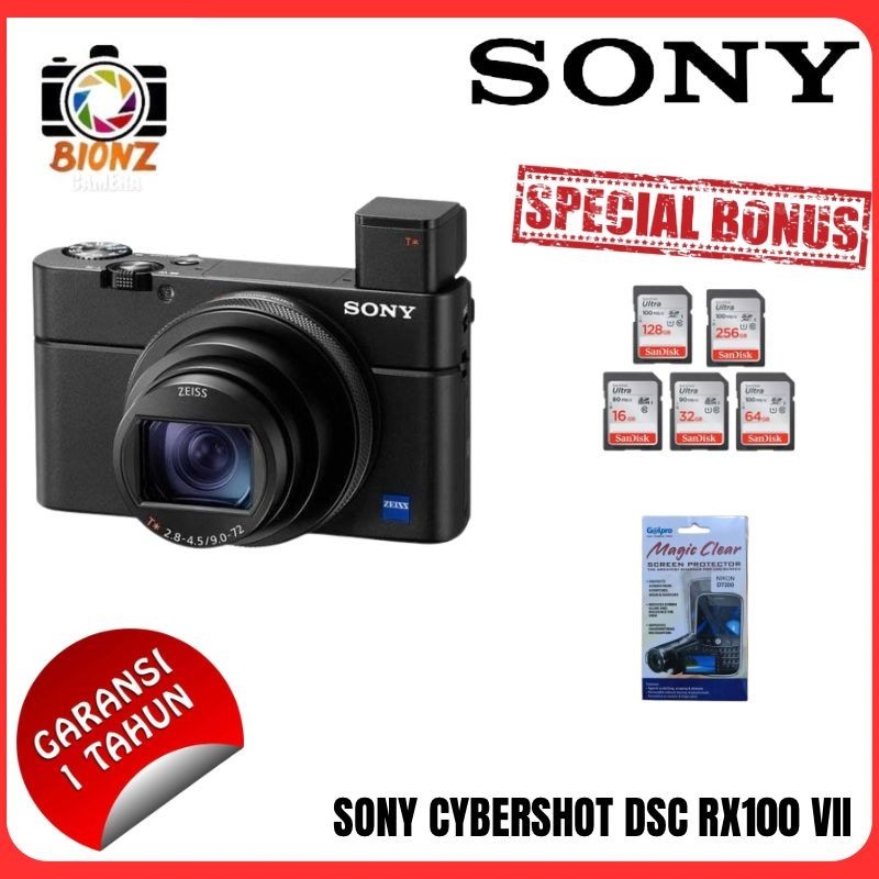 Jual SONY CYBERSHOT DSC-RX100 VII / SONY DSC-RX100 VII / SONY RX100 VII | Shopee Indonesia