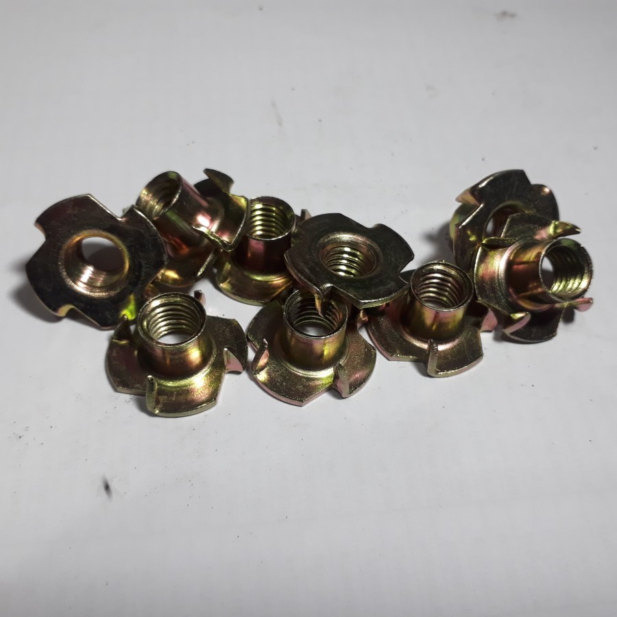 Jual TEE NUT MUR CAKAR M10 X 9 M10X9 T NUT UKURAN UNTUK BAUT 14 SPEAKER ...