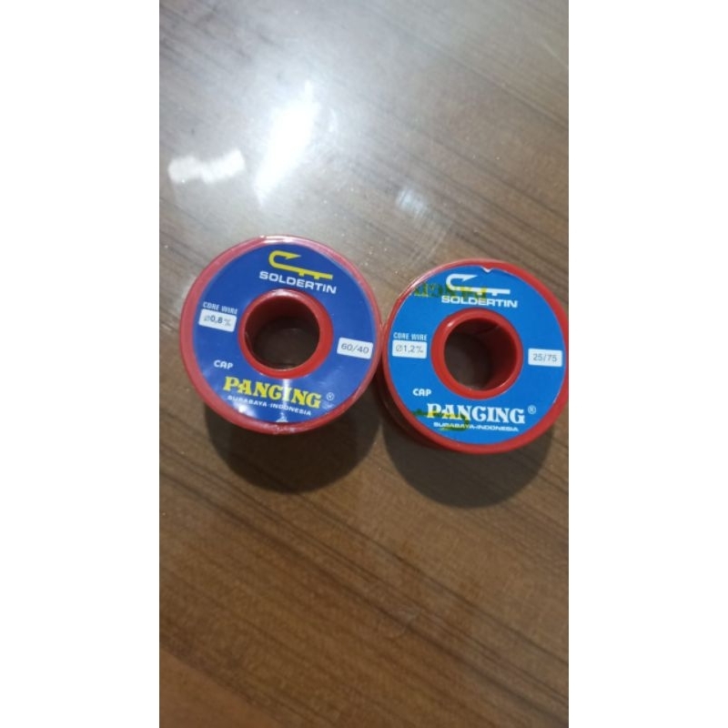Jual Timah solder cap pancing 1,2mm 250gram 25/75 dan 60/40 0,8mm 250gram | Shopee Indonesia