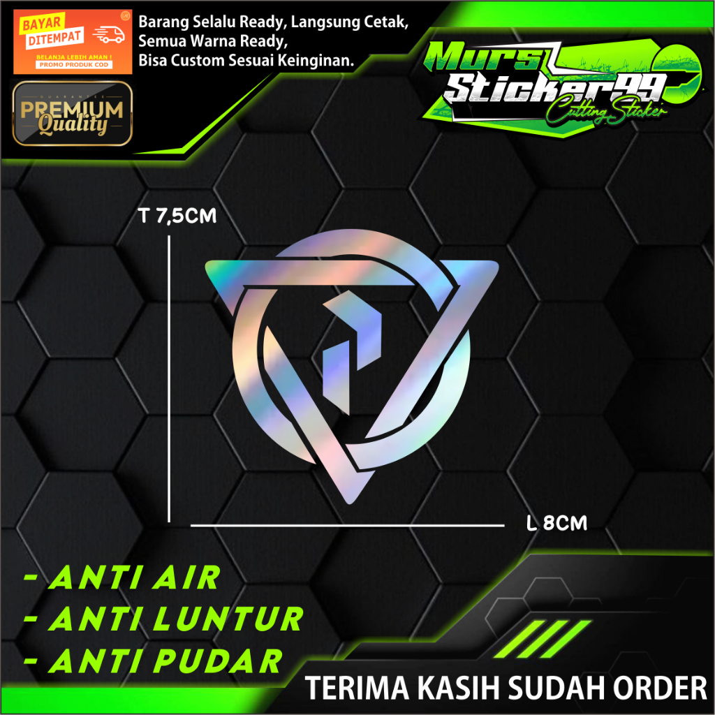 Jual logo segi3+bulat Sticker Cutting | Shopee Indonesia