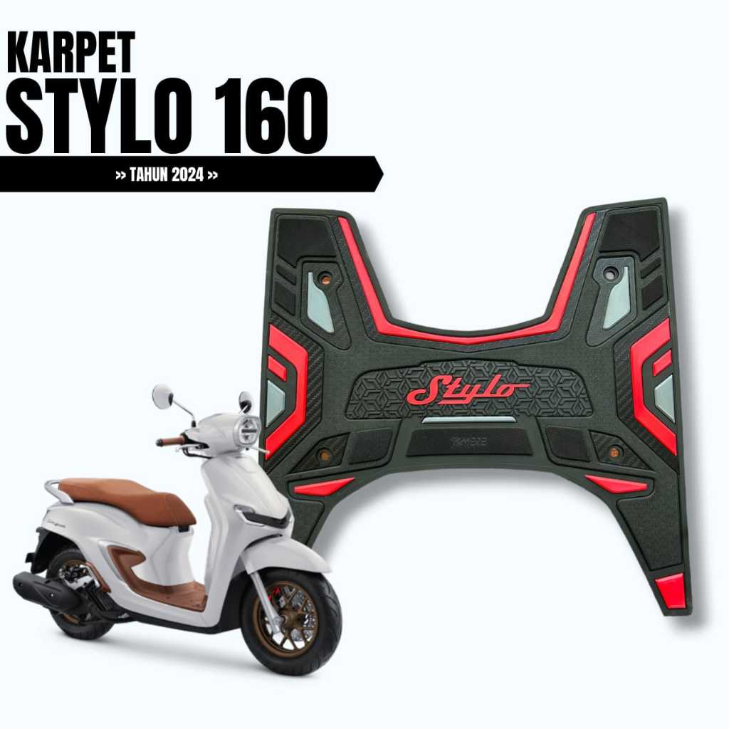 Jual Karpet Motor Honda STYLO 160 Bahan Karet Premiun Tebal | Shopee Indonesia
