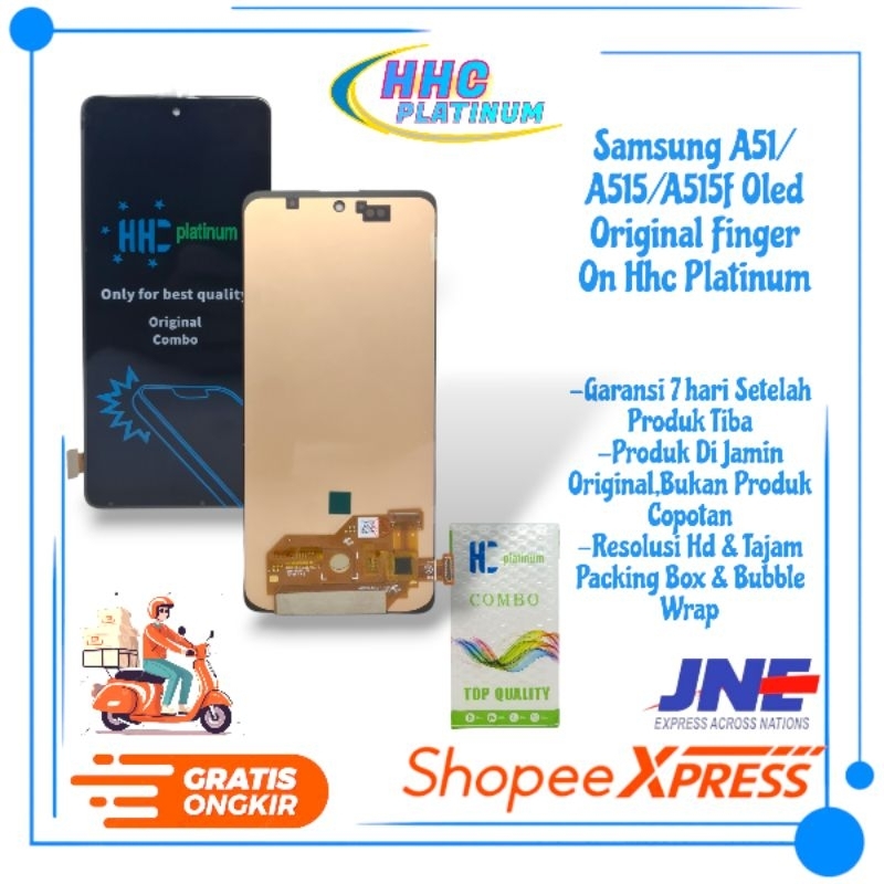 Jual LCD TOUCHSCREEN SAMSUNG A51/A515/A515F OLED ORIGINAL FINGER ON ...