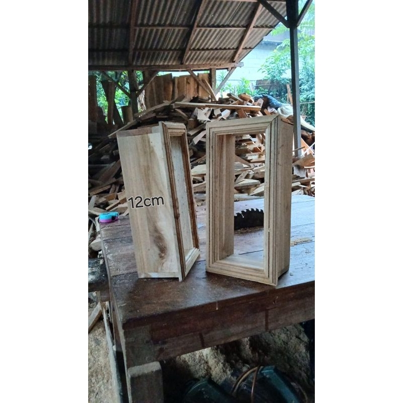 Jual Loster polos loster kayu jati lebar kebelakang 12cm | Shopee Indonesia
