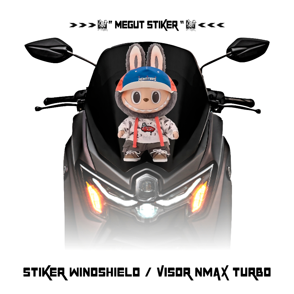 Jual Sticker Visor / Windshield Nmax Neo 155 / Nmax Turbo 155 Gambar ...