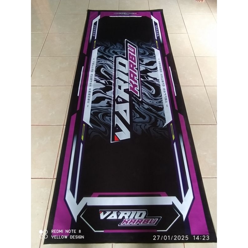 Jual BANNER KARPET ALAS MOTOR KONTES CUSTOM | Shopee Indonesia