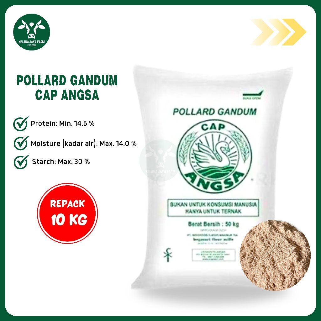 Jual Pollard Gandum Cap Angsa 10 Kg | Shopee Indonesia