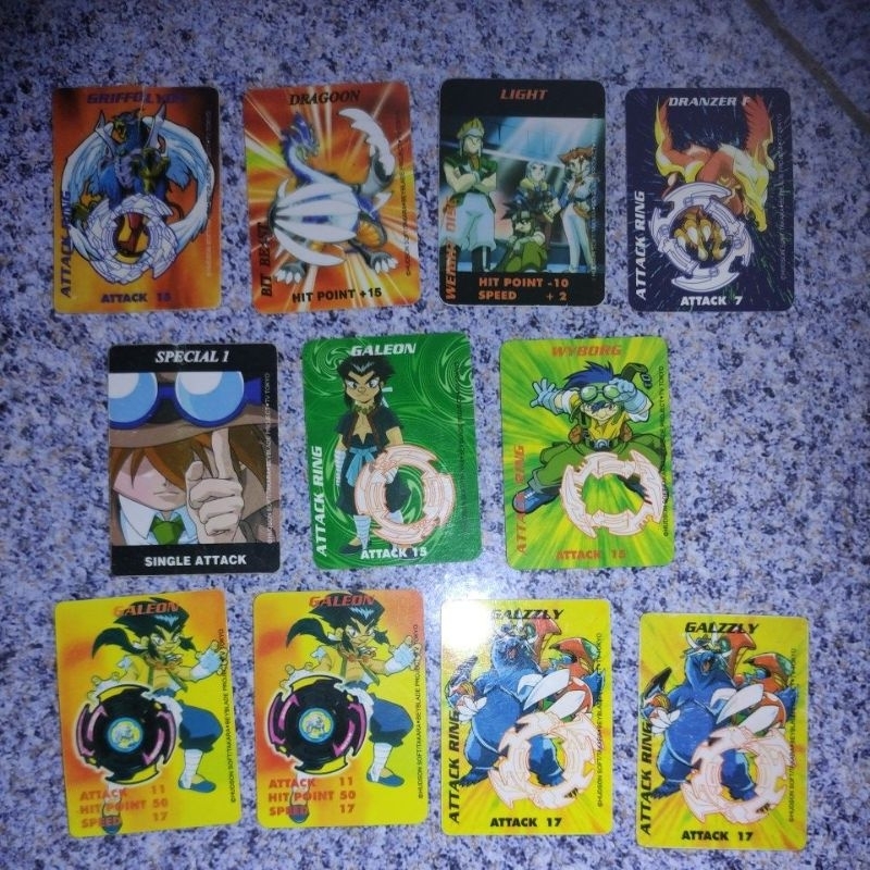 Jual 30-01-2025 Tazos Tazo Beyblade dragoon Dranzer F Galeon vtg ...