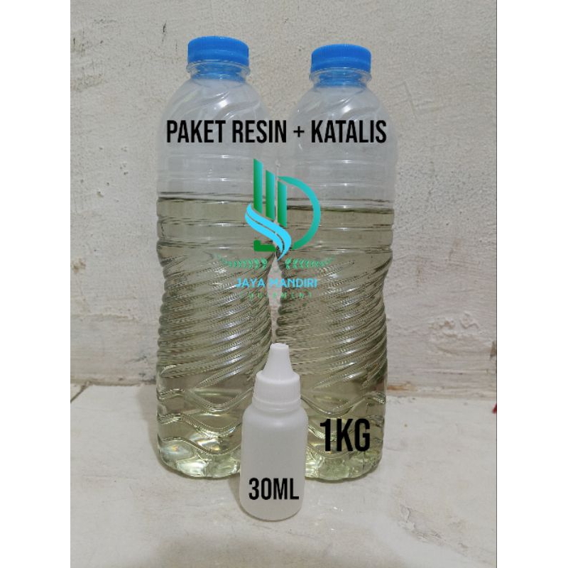 Jual Resin bening+ katalis 1kg | Shopee Indonesia