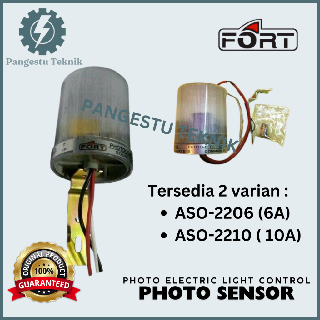 Jual Fort Photo Sensor ASO 2206 6A ASO-2210 10A/ Photocell Photo ...