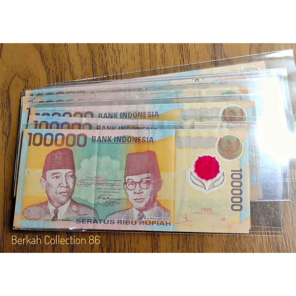 Jual 100 Ribu POLYMER Sukarno 1999 Asli Sesuai Foto | Shopee Indonesia