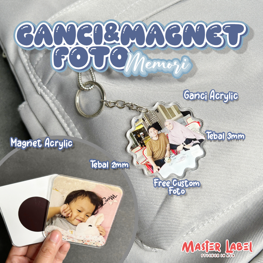 Jual Ganci Dan Magnet Custom Foto Ganci Akrilik Ganci Souvenir Ganci ...