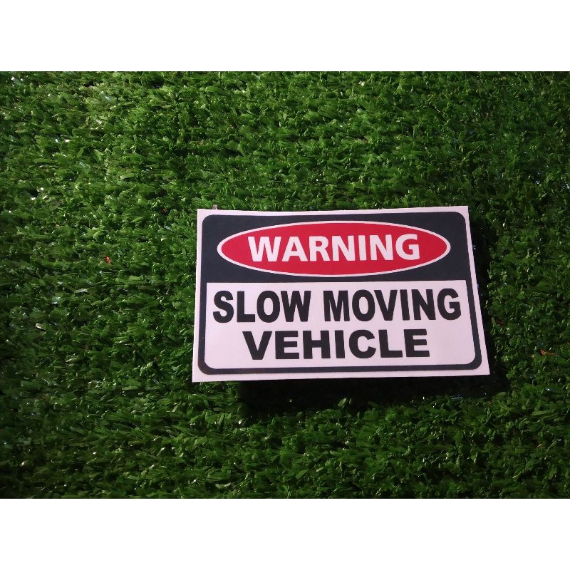 Jual stiker vinyl slow moving vehicle | Shopee Indonesia
