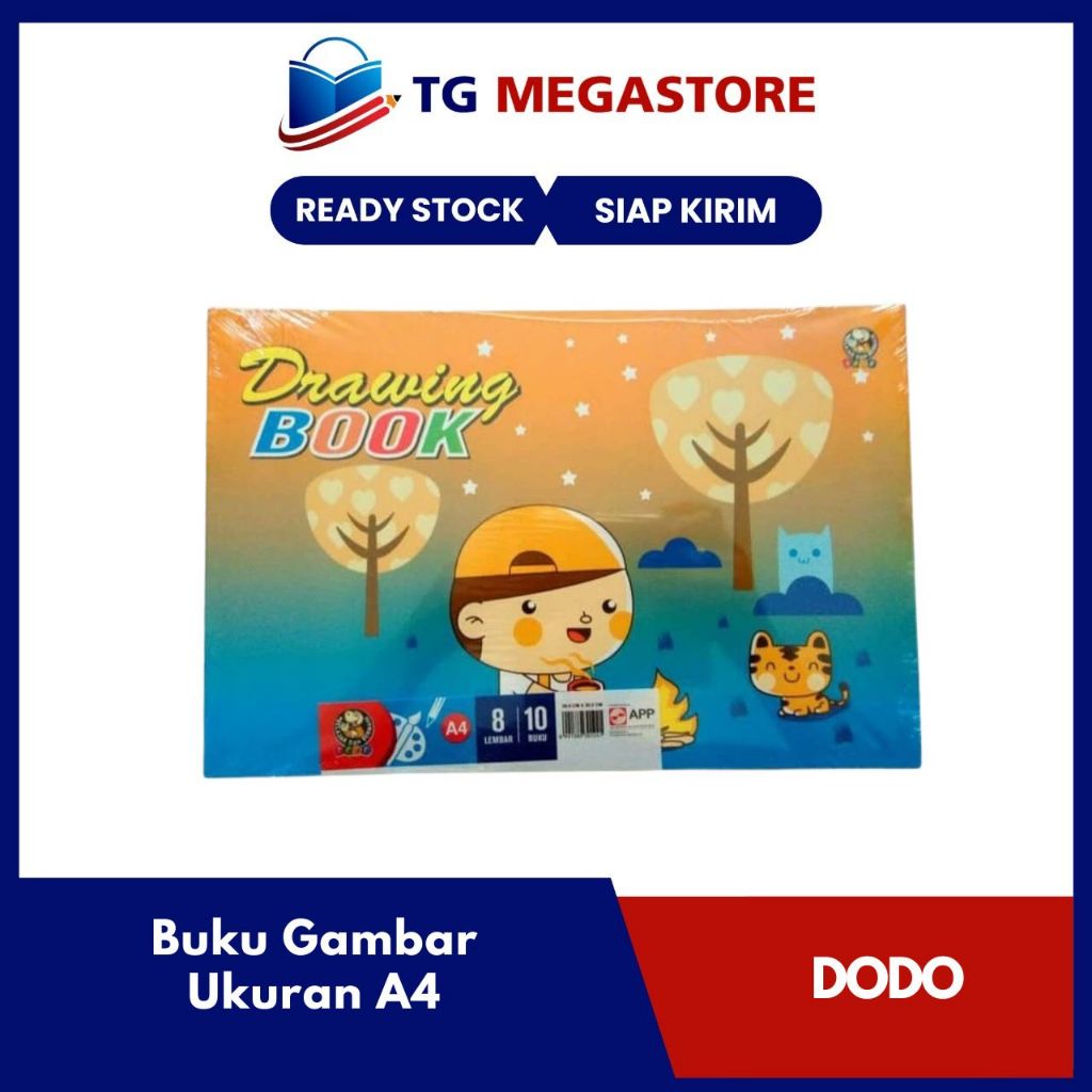 Jual Buku Gambar Dodo A4 | 8K SPR - 8 Lembar | Shopee Indonesia