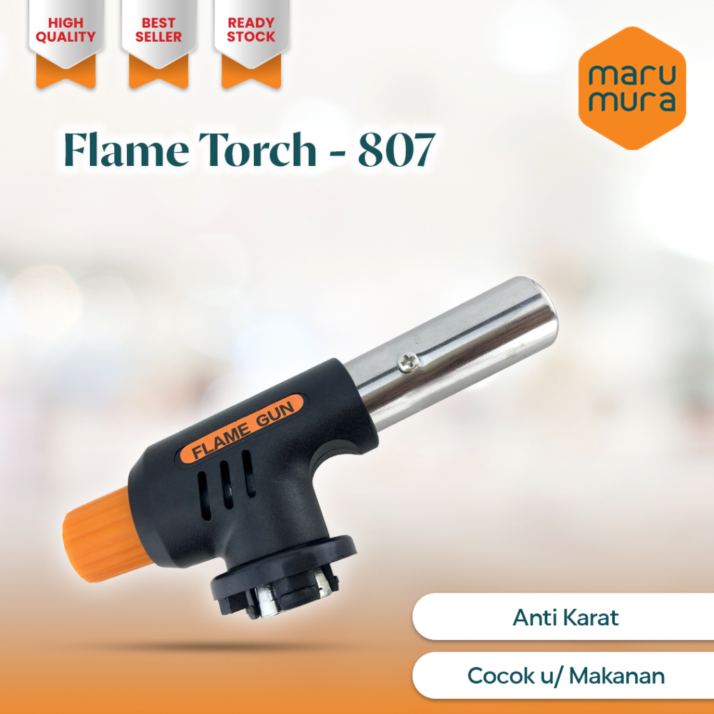 Jual Marumura Flame Torch - 807 | Portable Gas Torch | Flame Gun Brass ...