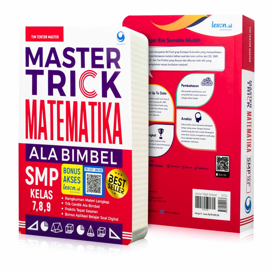Jual BUKU MASTER TRICK MATEMATIKA ALA BIMBEL SMA | Shopee Indonesia
