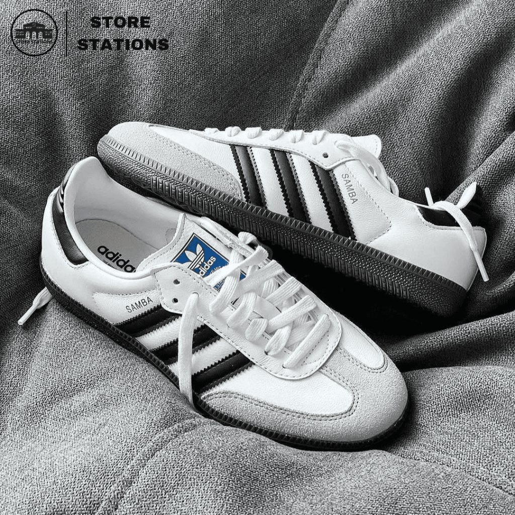 Jual Sepatu Samba White Black Sneakers Samba Putih Hitam | Shopee Indonesia