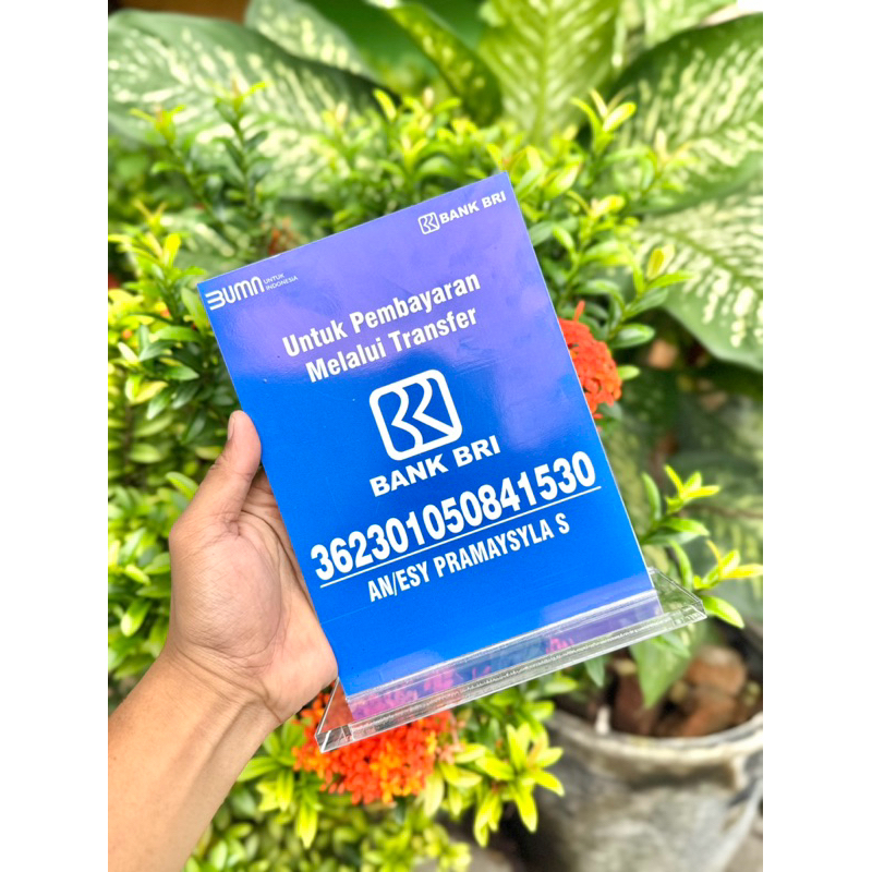 Jual AKRILIK MEJA UKURAN 15x20cm BISA CUSTOM / RUBAH REKENING BAHAN ...