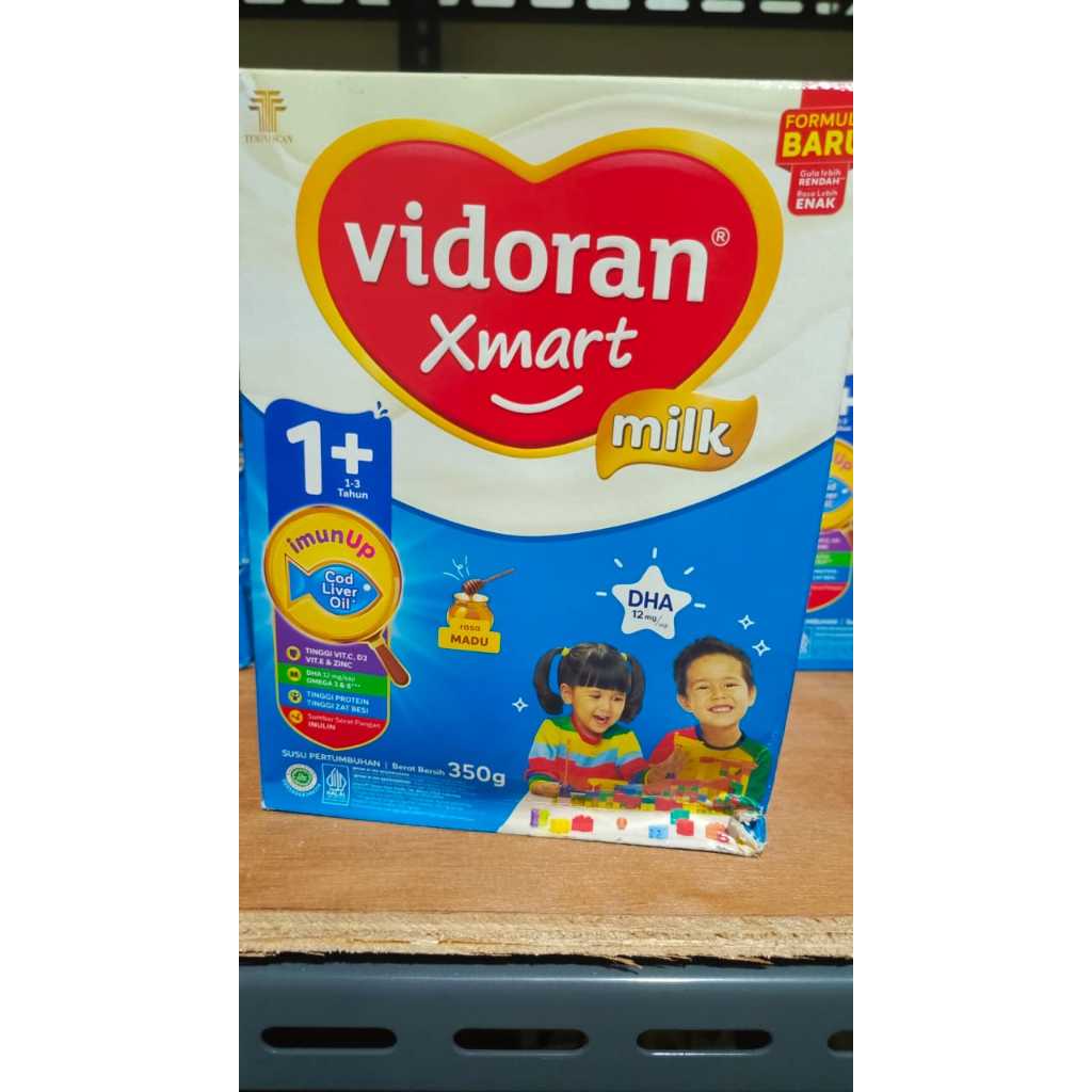 Jual VIDORAN XMART 1+ SUSU FORMULA IMUN UP MADU 350gr | Shopee Indonesia