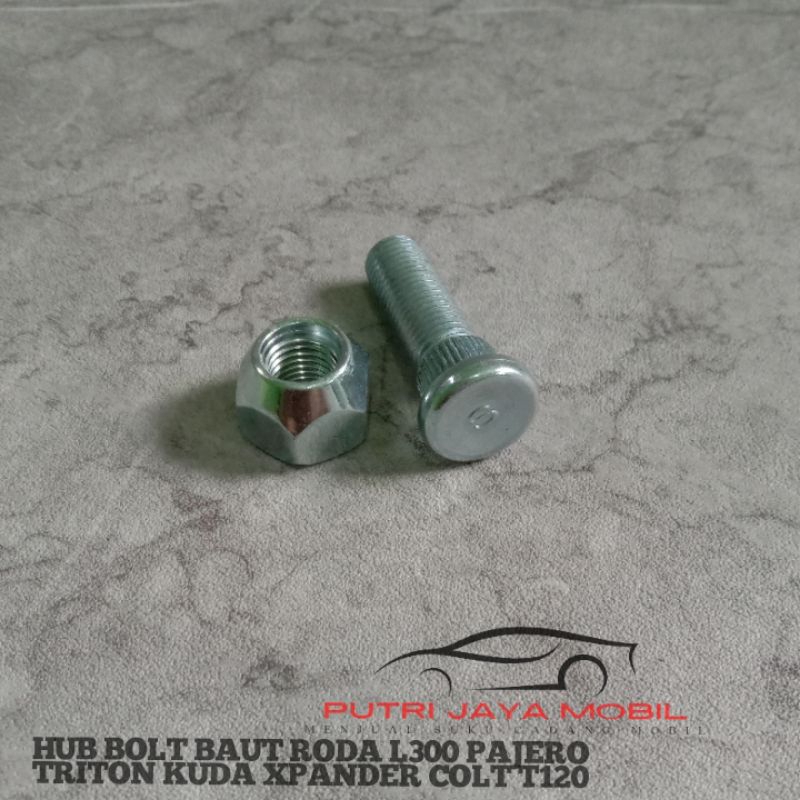 Jual HUB BOLT BAUT RODA L300 PAJERO TRITON KUDA XPANDER COLT T120 ...