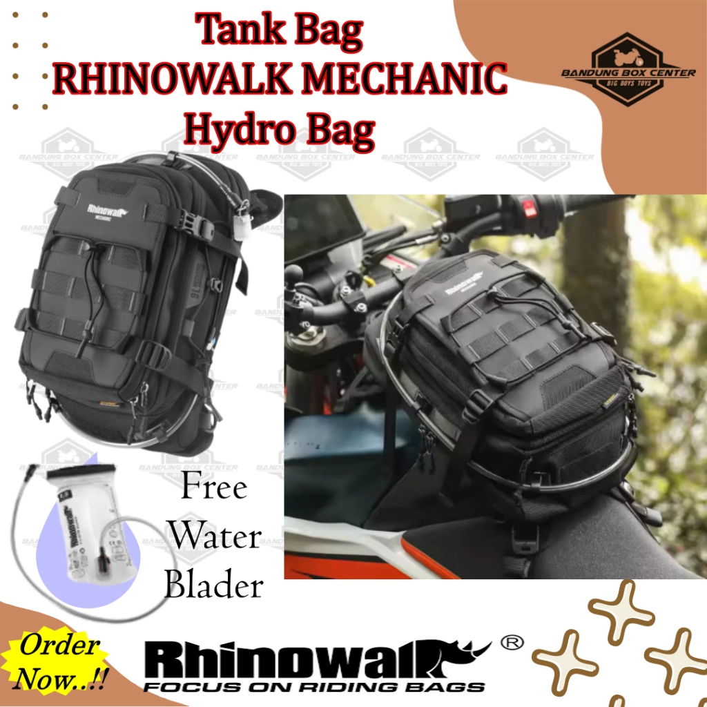 Jual Tank Bag Rhinowalk Mechanic TankBag Hydrobag Rhinowalk Tas Tanki ...
