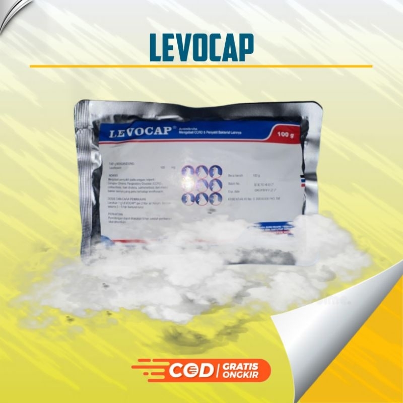 Jual Levocap 100 g gram gr Obat Ayam Antimikroba Mengobati CCRD dan ...