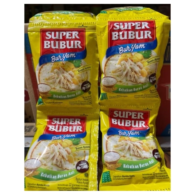 Jual SUPER BUBUR BURYAM 1000 RENCENG (ISI 10 SACHET) | Shopee Indonesia