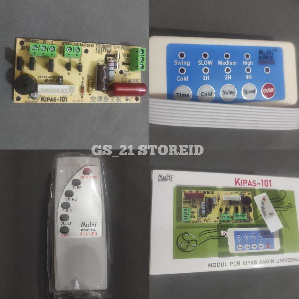 Jual MODUL PCB KIPAS ANGIN UNIVERSAL / MODUL PCB KIPAS-101 / MODUL PCB ...