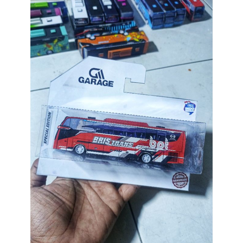 Jual MINIATUR BUS BASURI BRIS TRANS JET BUS 5 SKALA 1/87 | BUKAN HOT ...
