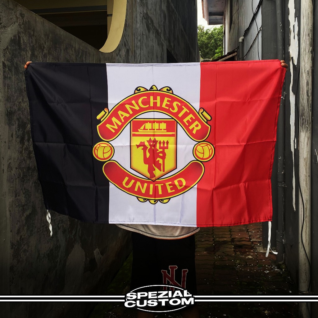 Jual Flag Manchester United | Bendera Manchester United | Big Logo 3 ...